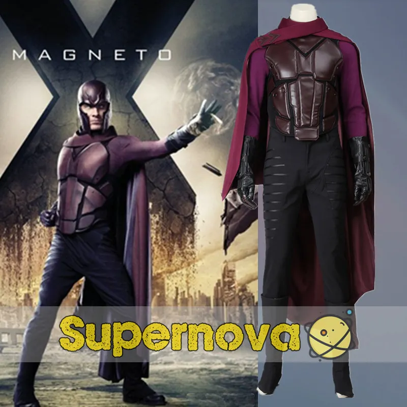 X Men Days of Future Past Magneto Cosplay Costume Magneto Erik Lensherr ...