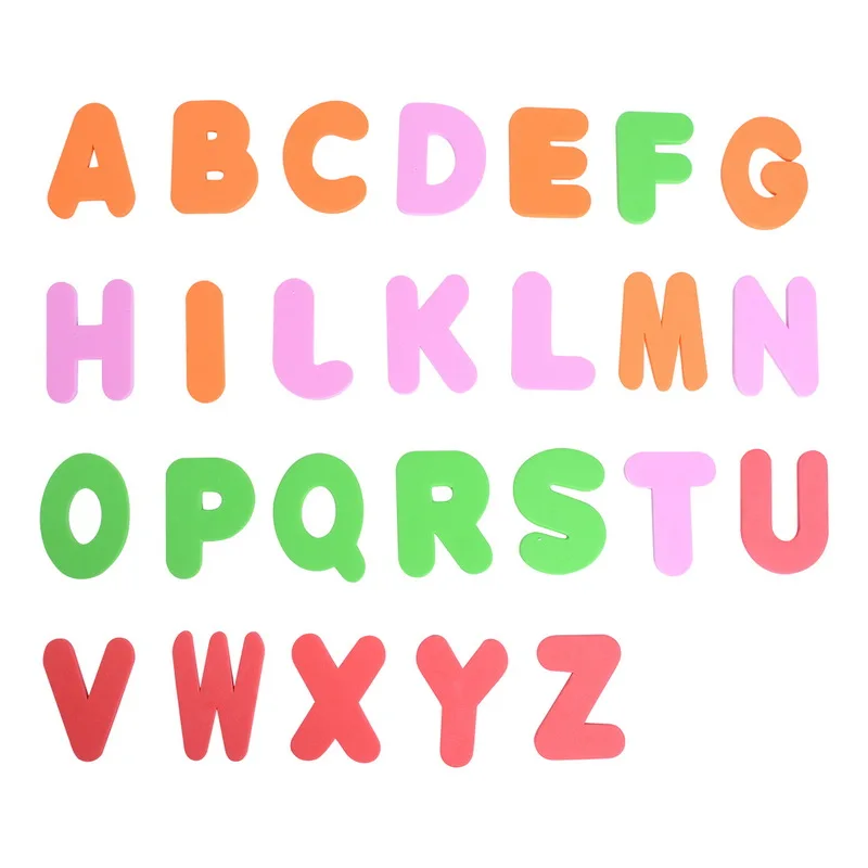 Oeak Early Education Baby Learning ABC Alphabet Letter Cards Foam EVA26 ...