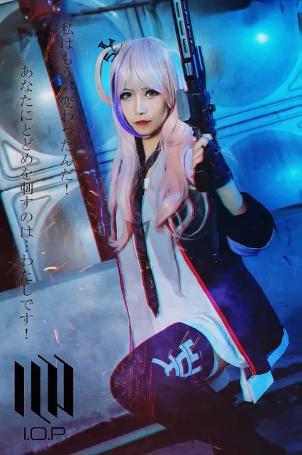 New Girls' Frontline cosplay costume ST AR15 cos fashion coat bag set ...