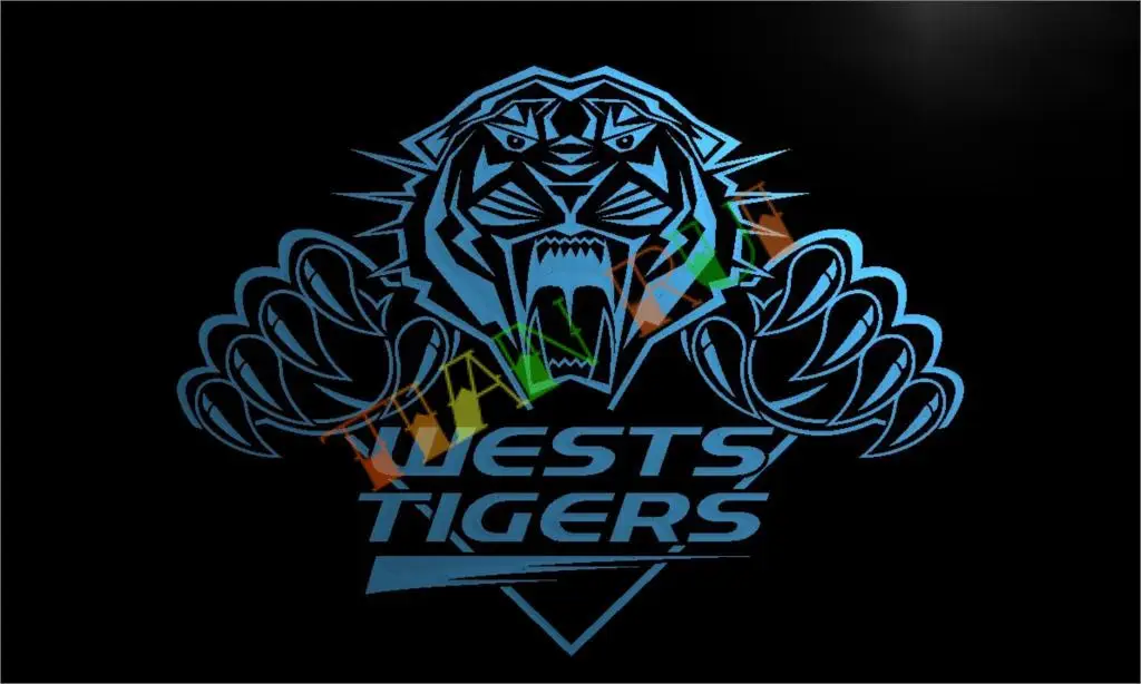 LD387 Wests Tigers LED Neon Light Sign home decor crafts|home decor ...