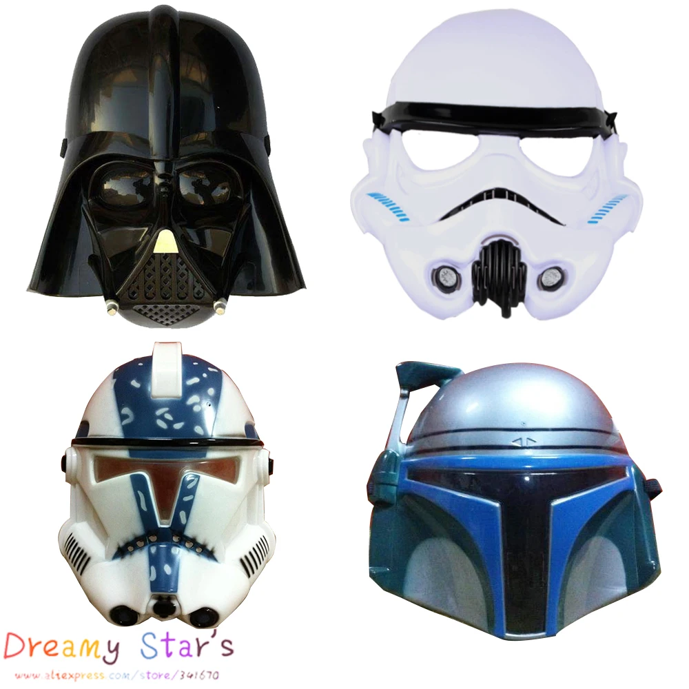 Star wars mask Darth Vader Empire Storm Clone trooper helmet black ...
