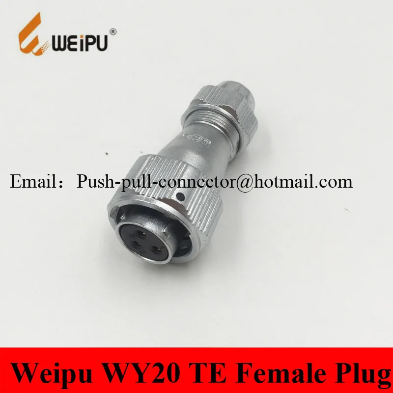 Original Weipu WY20 Connector WY20 TE 2 3 4 5 7 9 12 Pin Female Plug TE ...