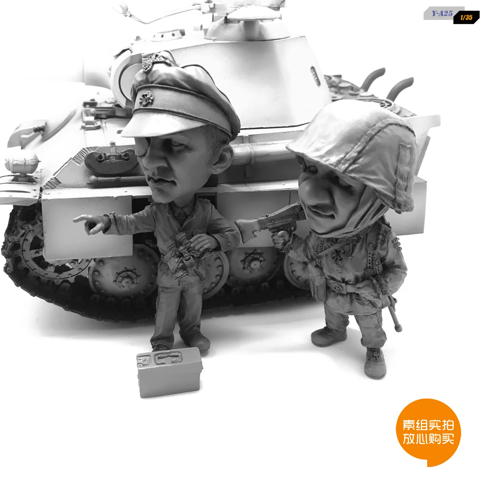 Q-Resin-Kits-Edition-resin-assembled-tank-plus-Q-version-of-the-soldier ...
