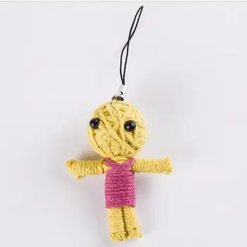 4pcs Wholesale New Style Voodoo Doll Keychains little voodoo dolls ...