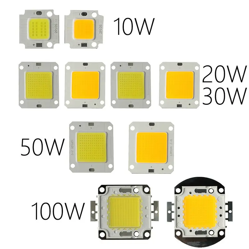 10w 20w 30w 50w 100w Led Smd Puce Ampoule Led Chip Pour Lampe Outdoor ...