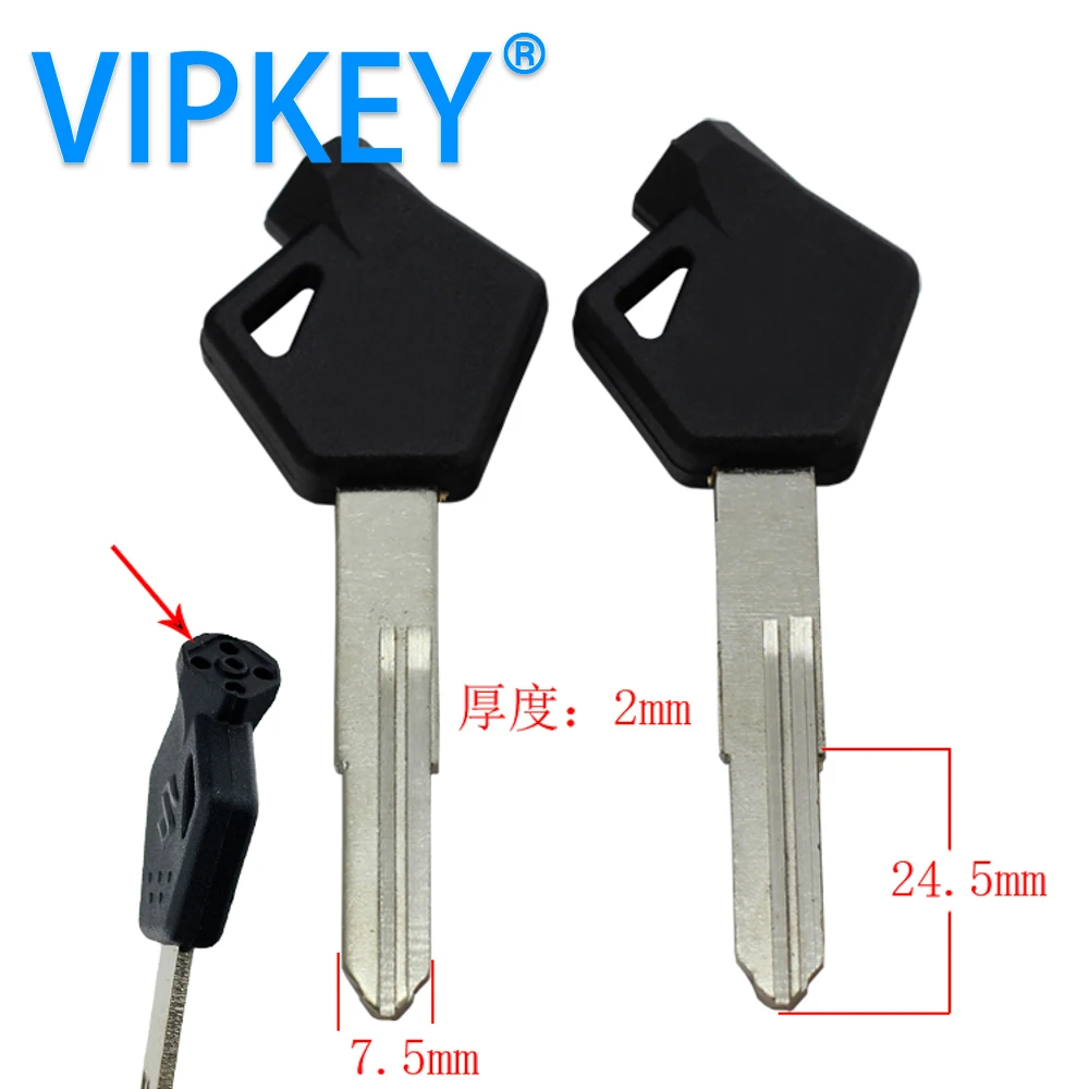 20pcs/lot C535 Long Left Groove And Right Double Groove Blank Key With ...