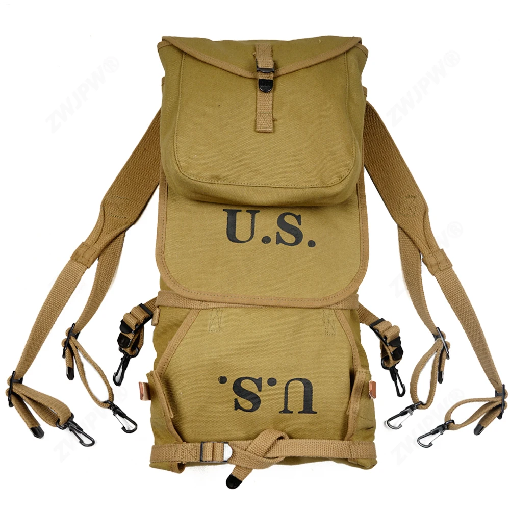 Repro Ww2 Us Army M1928 Knapsack Outdoor Backpack Camping Bag High ...