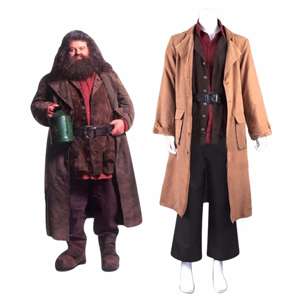 Rubeus Hagrid Cosplay Costume Giant Professor Magical Wizard Hagrid ...