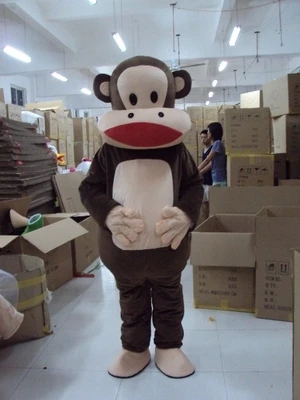 Cartoon Naughty Monkey Cosplay Mascot Costume - AllCosplay.com