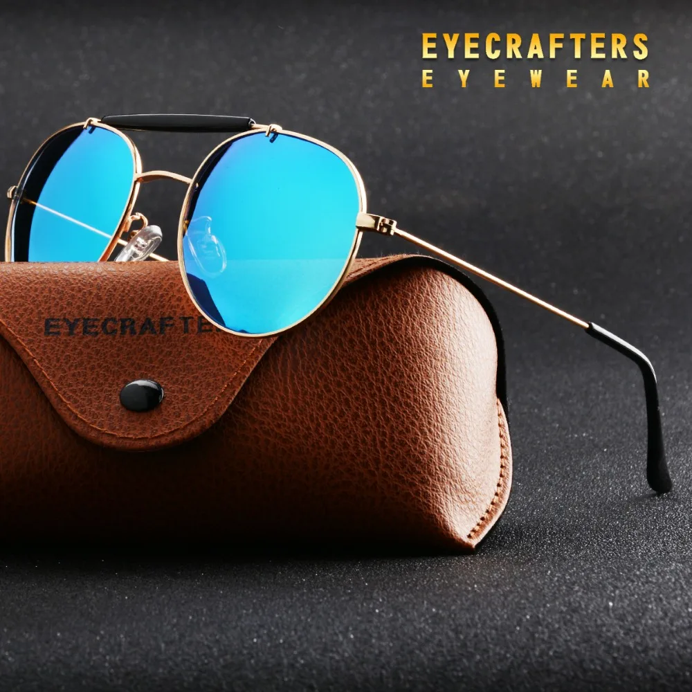 Eyecrafters Designer Polarized Sunglasses Mens Womens Retro Vintage ...