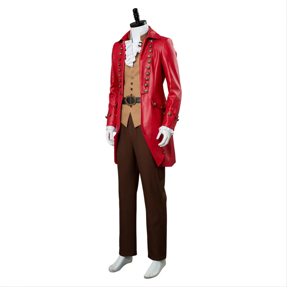 Beauty and The Beast Gaston Coat, Pants, Vest, Belt Cosplay Costume ...