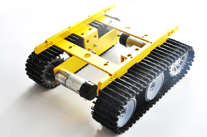 T100 Tank car, DC Motor with Hall Speed sensors, tank chassis/creeper ...