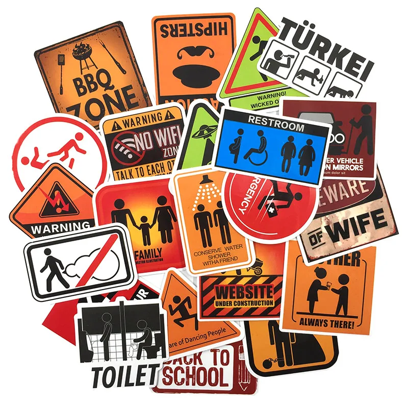 Funny Warning Signs Wallpaper