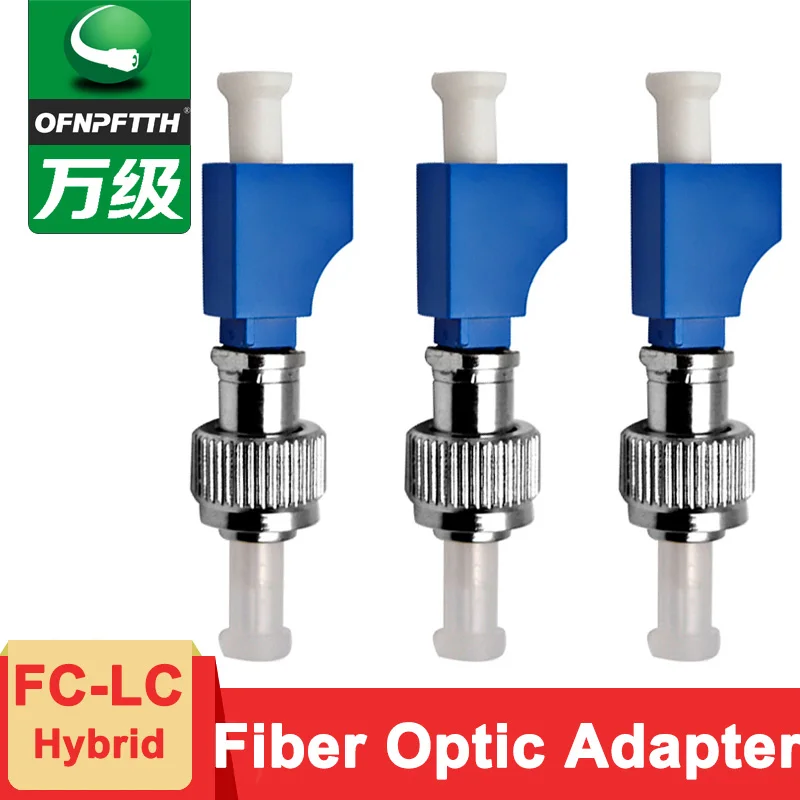 FC LC Fiber Optic Adapter Singlemode FC Male to LC Female Hybrid ...