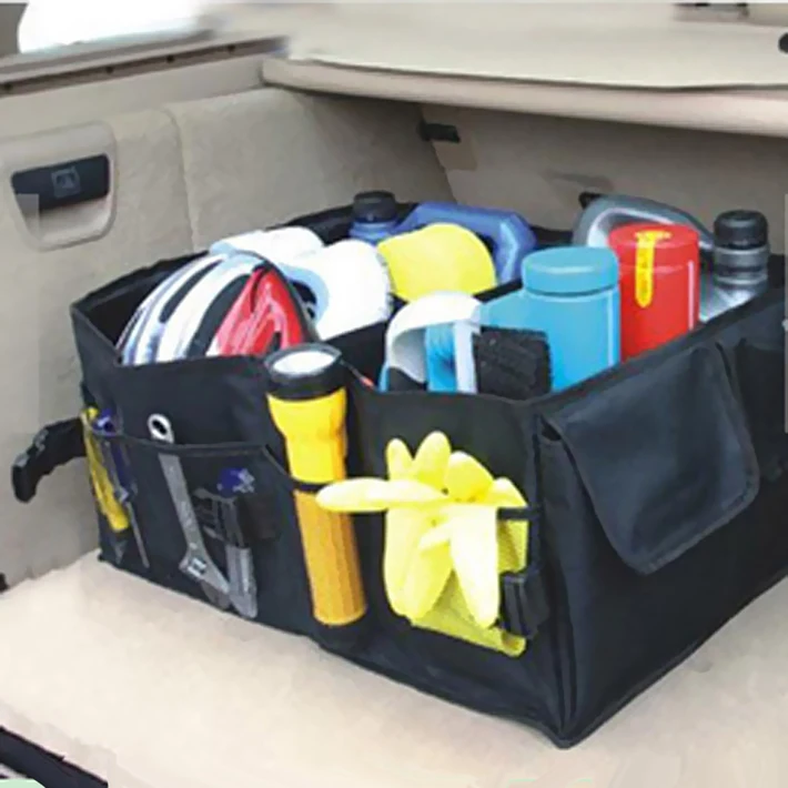 New Car Boot Storage Bags Auto Folding Toolbox Organizer Box Supplies ...