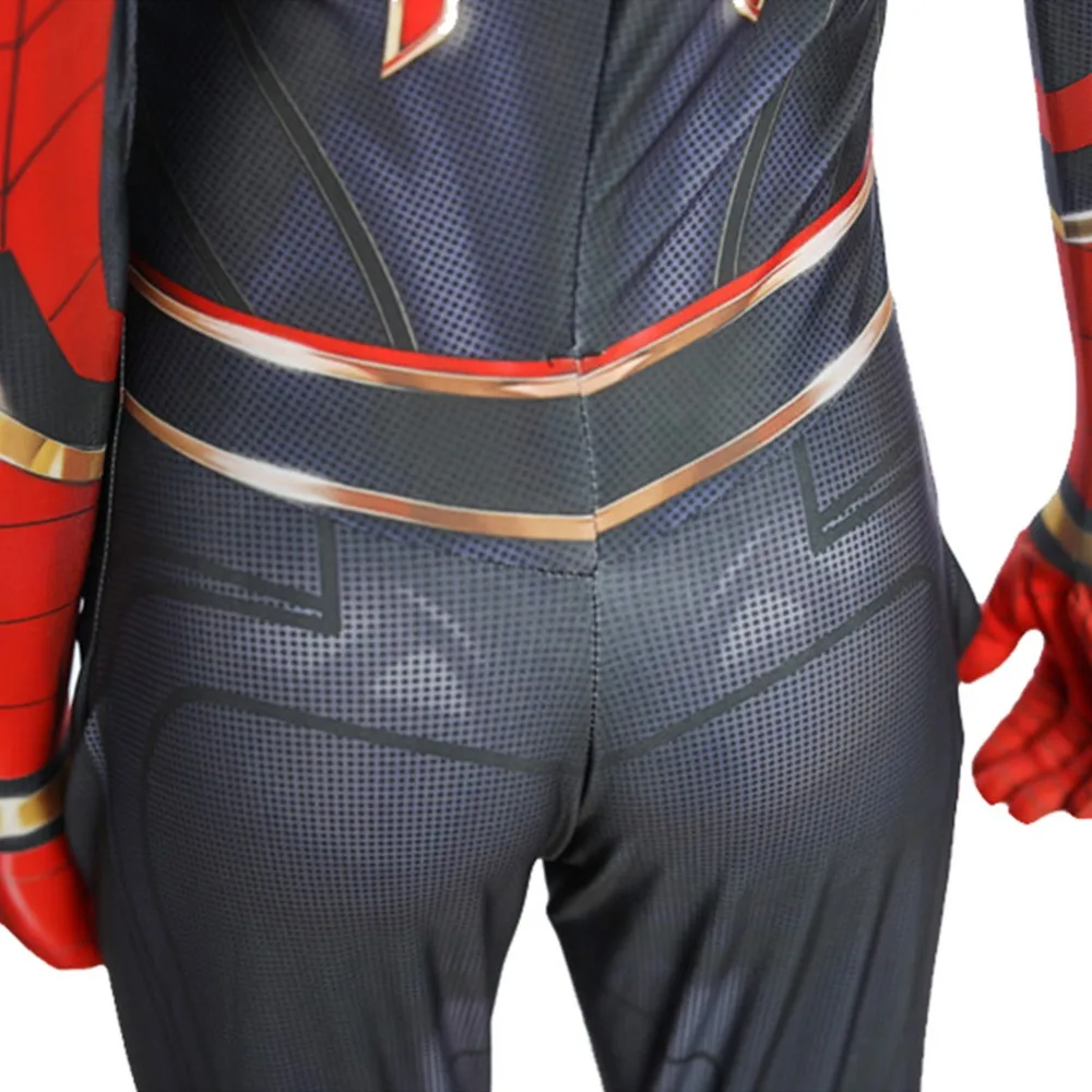 Spiderman Homecoming Cosplay Costume Zentai Iron Spider Man Superhero ...