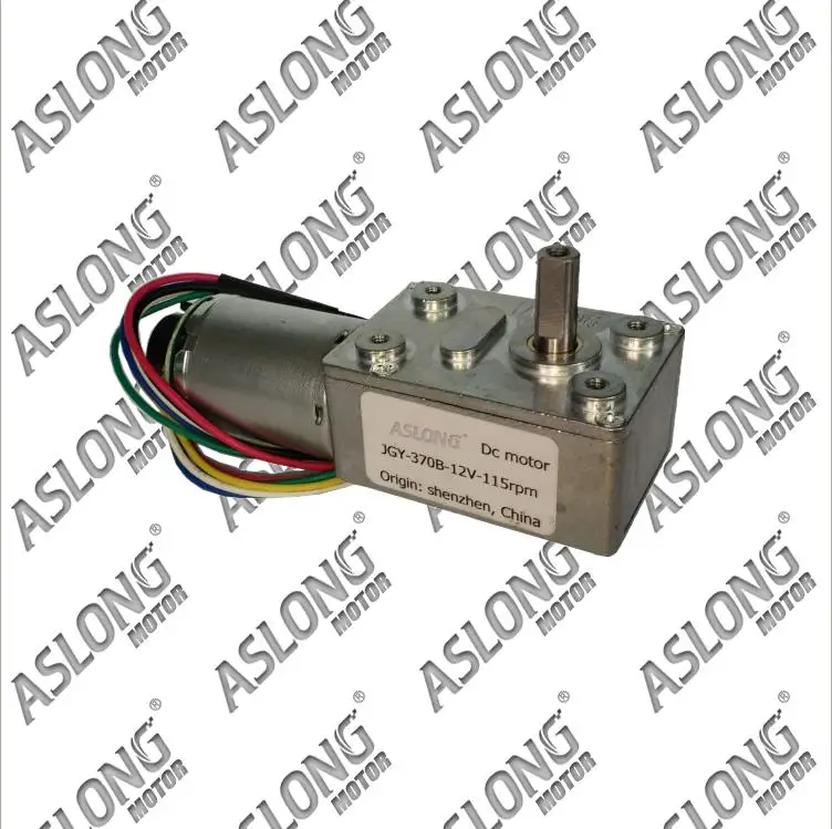ASLOGN JGY 370 B encoder test code wheel worm gear motor motor-in DC ...