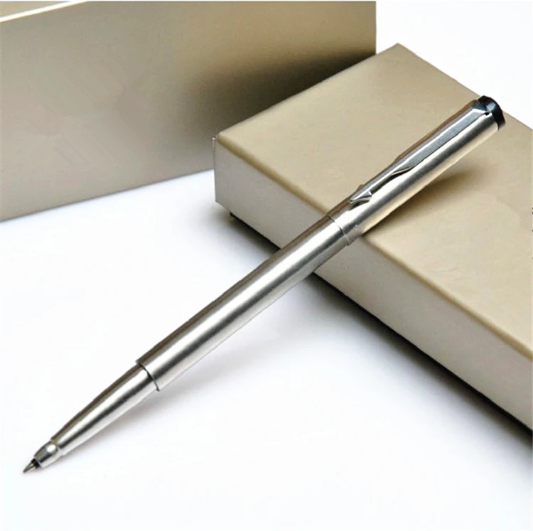 Metal pen silver color Promotion Pens for wtiting Roller Pen silver ...