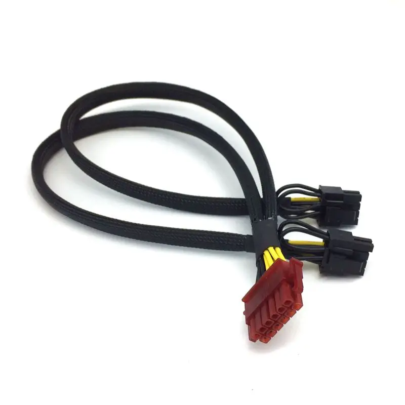 Full Sleeved 12Pin to Dual 8Pin (6+2Pin) Modular Power Cable for ...