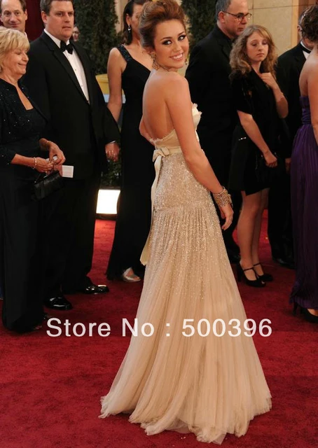Red Carpet Dresses Miley Cyrus