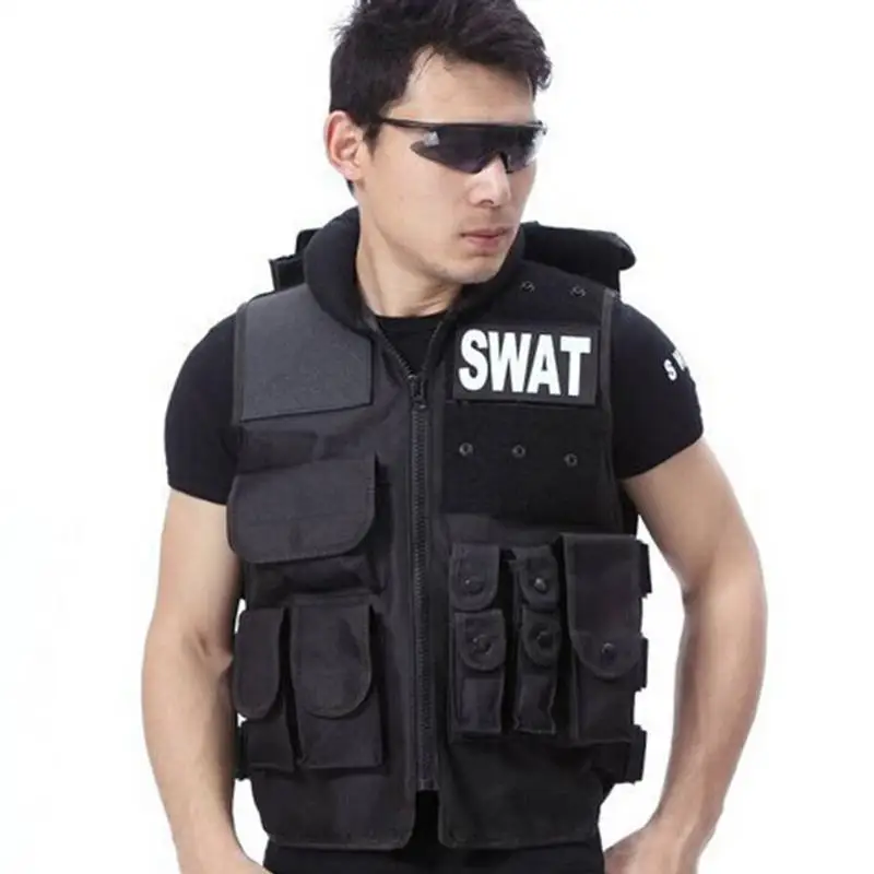 Airsoft Tactical Vest Swat Type Modular Tactical Combat Vest Military ...