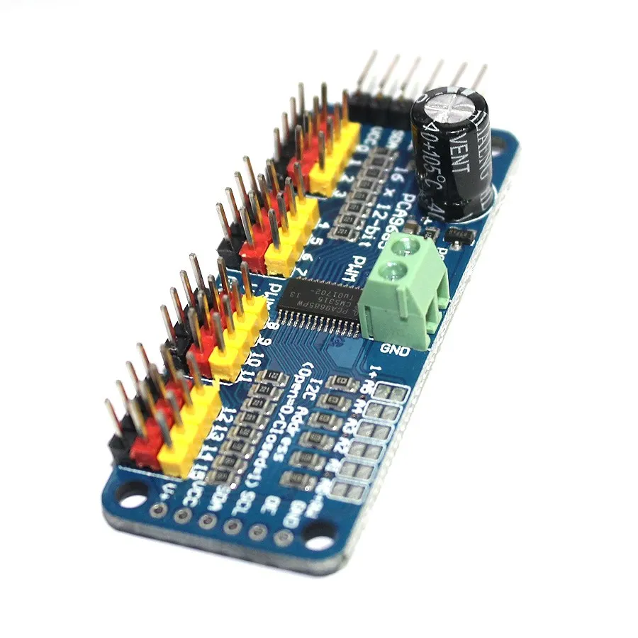16 Channel 12 bit PWM/Servo Driver I2C interface PCA9685 module ... 16 Channel 12 bit PWM/Servo Driver I2C interface PCA9685 module ...