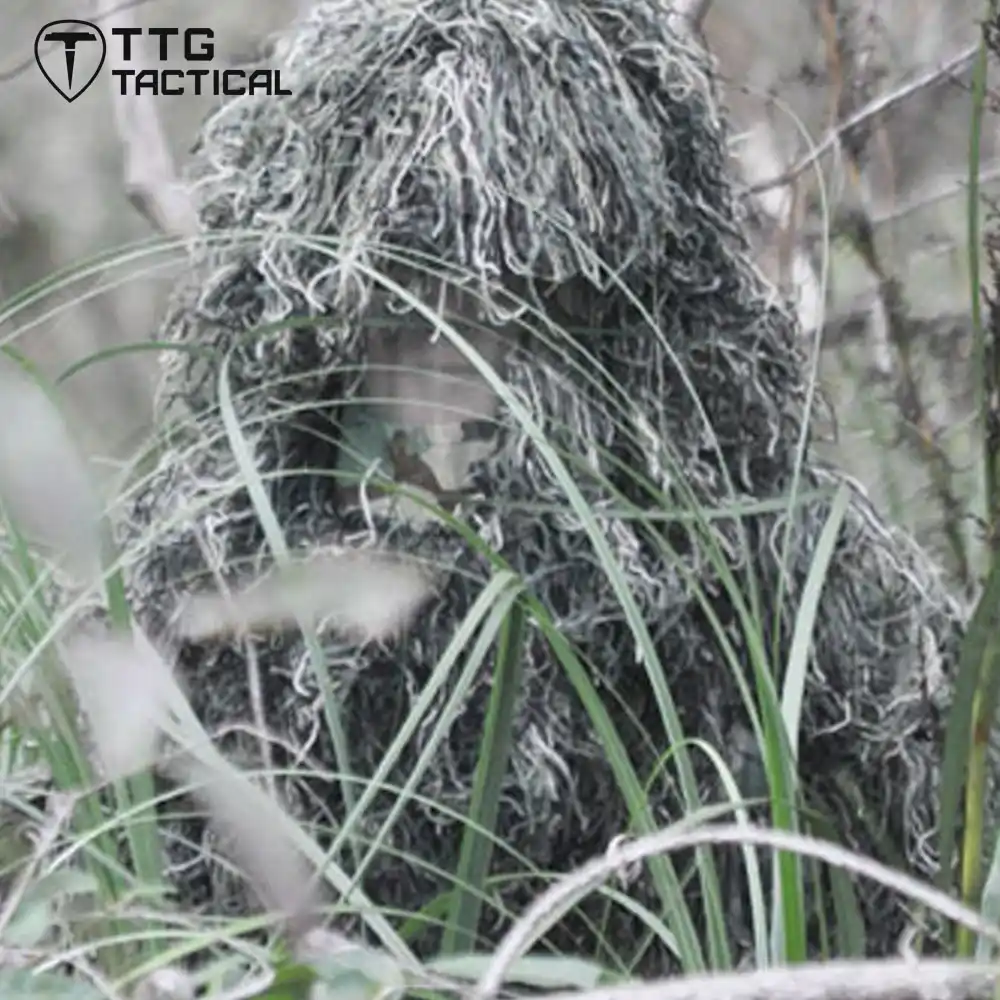 1.2m Elastic Synthetic Camouflage Sniper Rifle Wrap Ghillie Paintball ...