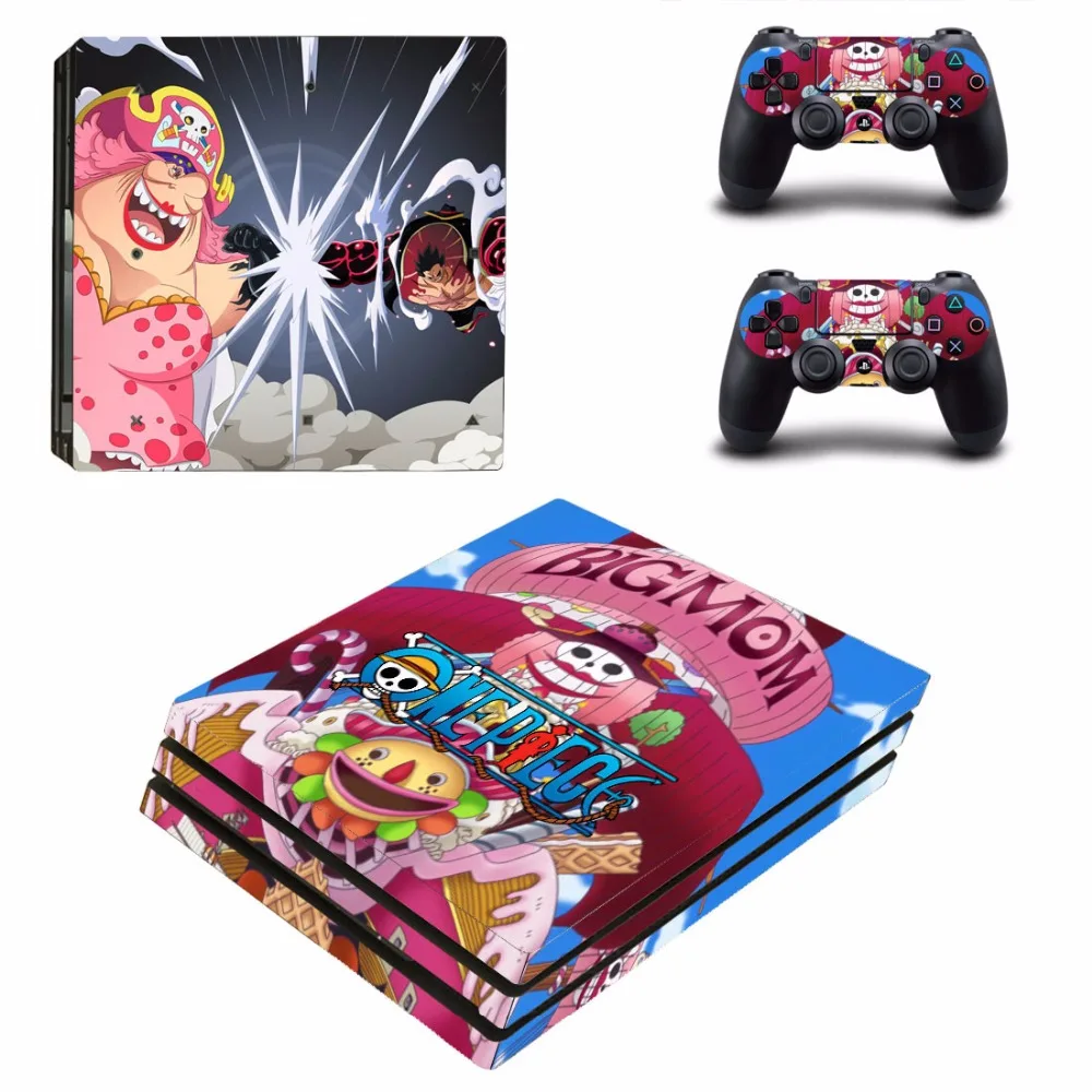 One Piece Luffy Skin Sticker for PS4 Pro Console and Controllers ...