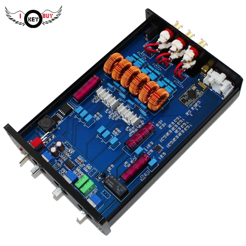 I Key Buy 2.1 Channel HIFI Class D Car Amplifiers Blue 1500W Max ...