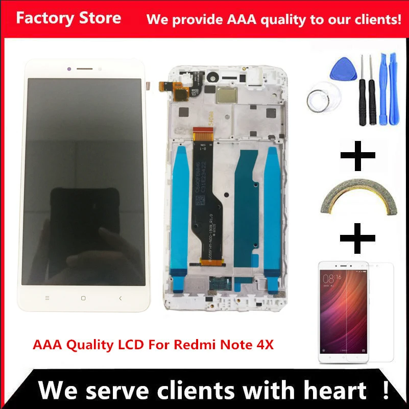 Aliexpress.com : Buy AAA Quality LCD+Frame For Xiaomi Redmi Note 4X LCD ...