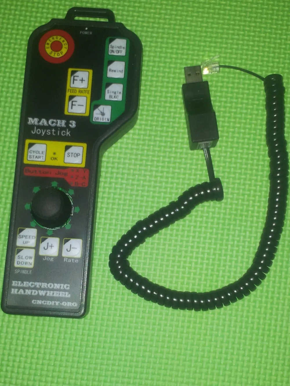 Free shipping eletronicos para cnc controle mach3 hand wheel usb 6 axis ...