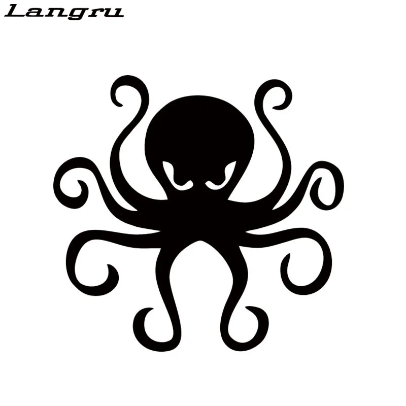 Tumbler Decal Bumper Sticker Angry Octopus Vinyl Sticker Car Decal ...