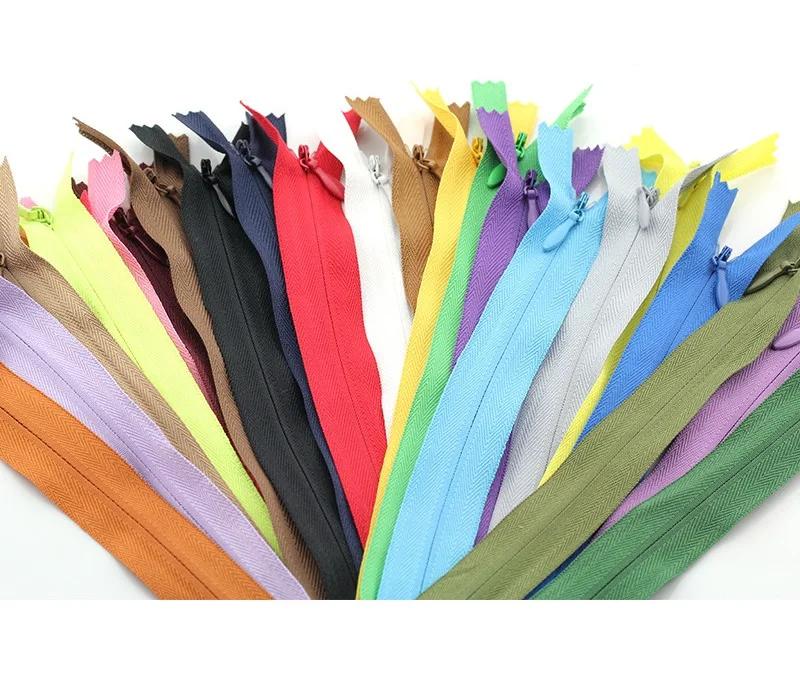 3# Invisible Zipper 18cm Close end 23 Colors Diy Sewing Nylon Coil ...