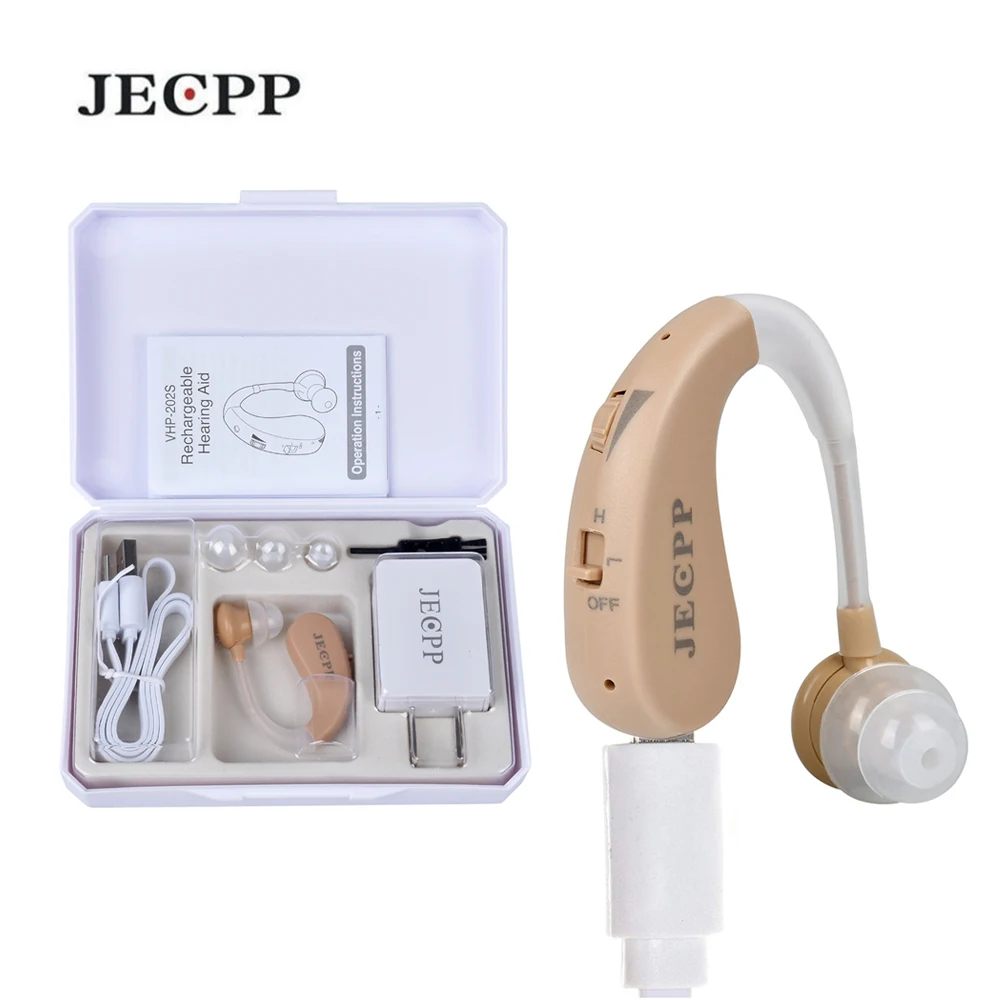 HAP-202S Rechargeable Acousticon Behind Ear Digital Hearing Aids ...