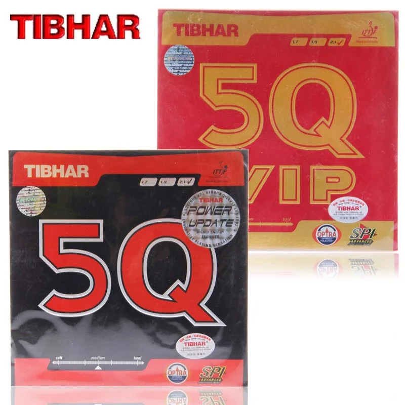 TIBHAR 5Q/5Q actualización/5Q VIP Alemania Mesa tenis Pips de goma en Ping Pong esponja estilo ...
