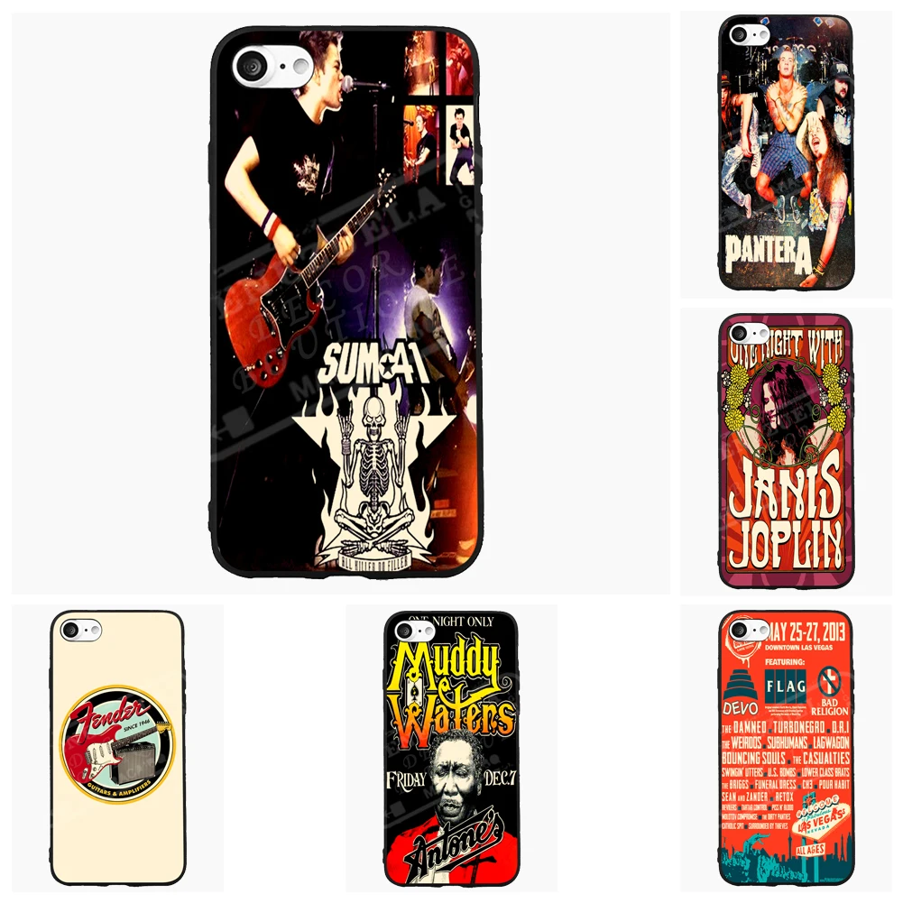 Sum 41 Guitar Music Cell Phone Case For Iphone 5 6 7 S Plus For Samsung ...