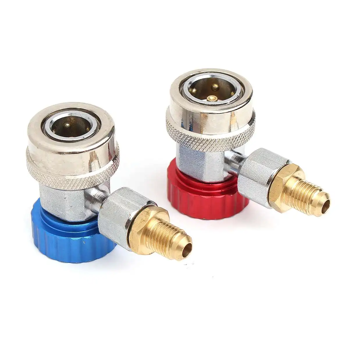 R134A HVAC A/C Refrigeration Kit AC Manifold Gauge 60" Hose Set Auto ...