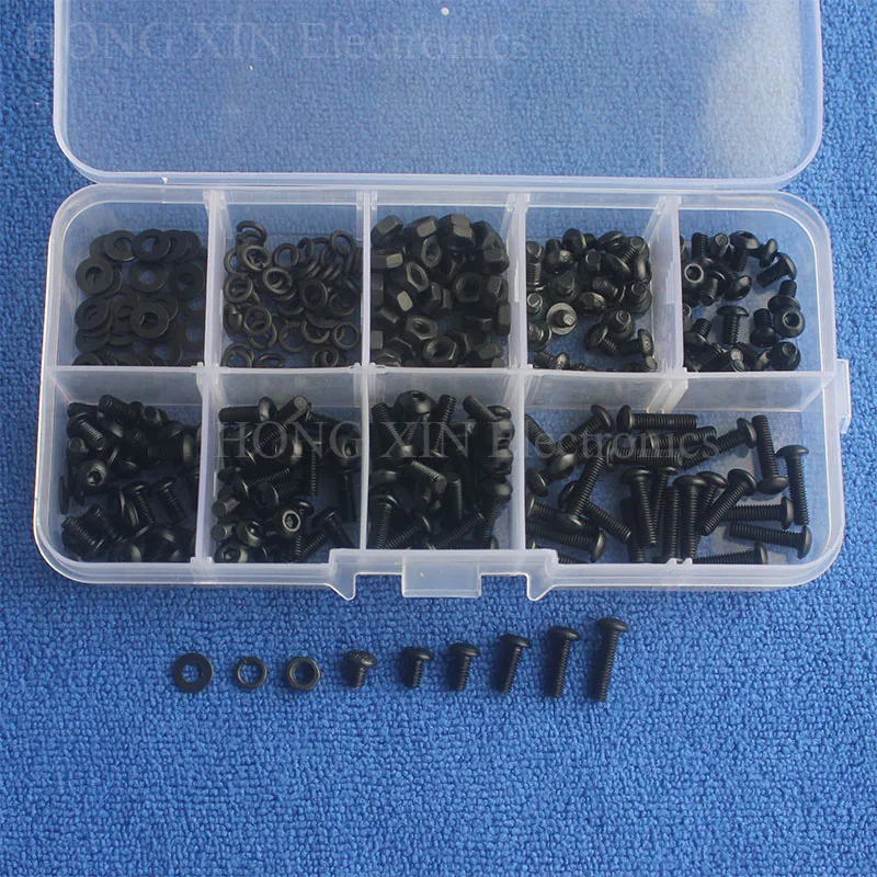 Tap Grub Screws Swpeet 350-Piece Stainless Steel Hex Socket Grub Screw ...
