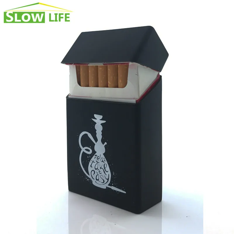 New Pink Silicone Cigarette Case Cigarette Box Smoking 20 Cigarettes ...