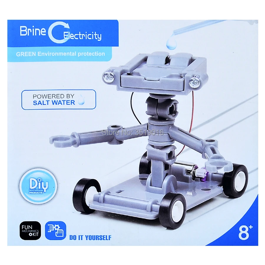 DIY Construction Salt Water Powered Robot Toys Science and Technology ...