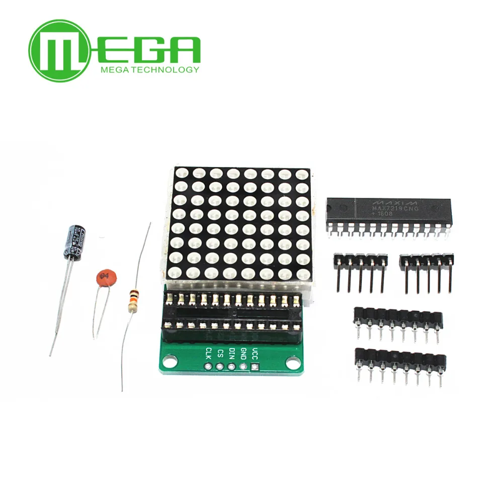 Max7219 Dot Matrix Module Display Module Diy Kit Scm Control Module In Integrated Circuits From