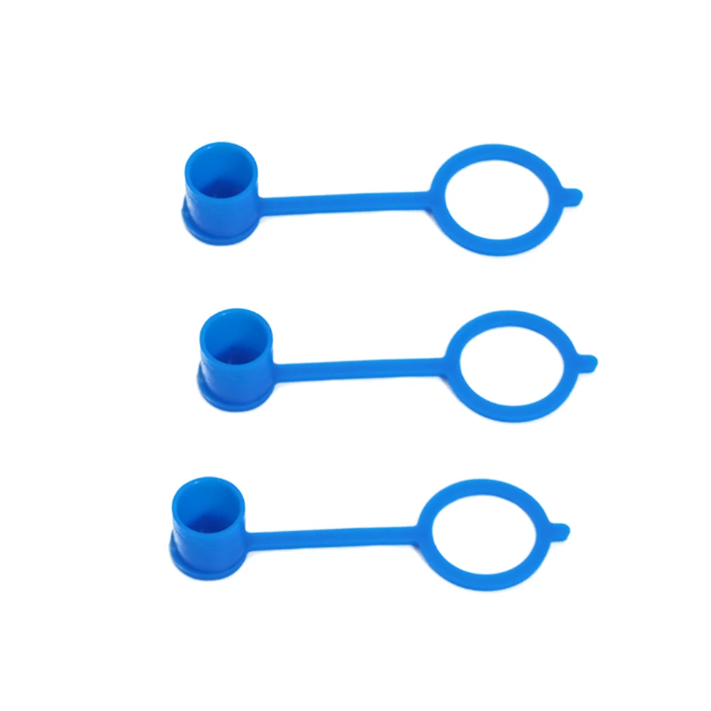 250PCS Grease Fitting Caps Blue Polyethylene Dust Caps for M10 Metric ...