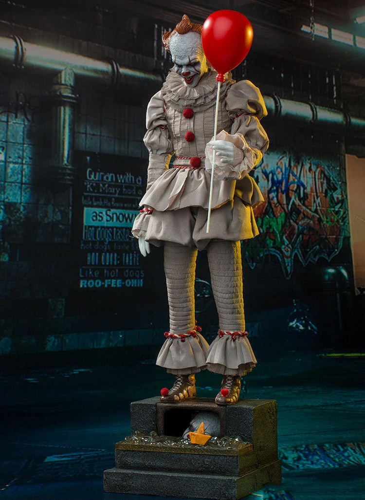For Collection 1/6 Full Set Pennywise Evil Clown Joker PVCAction Figure ...