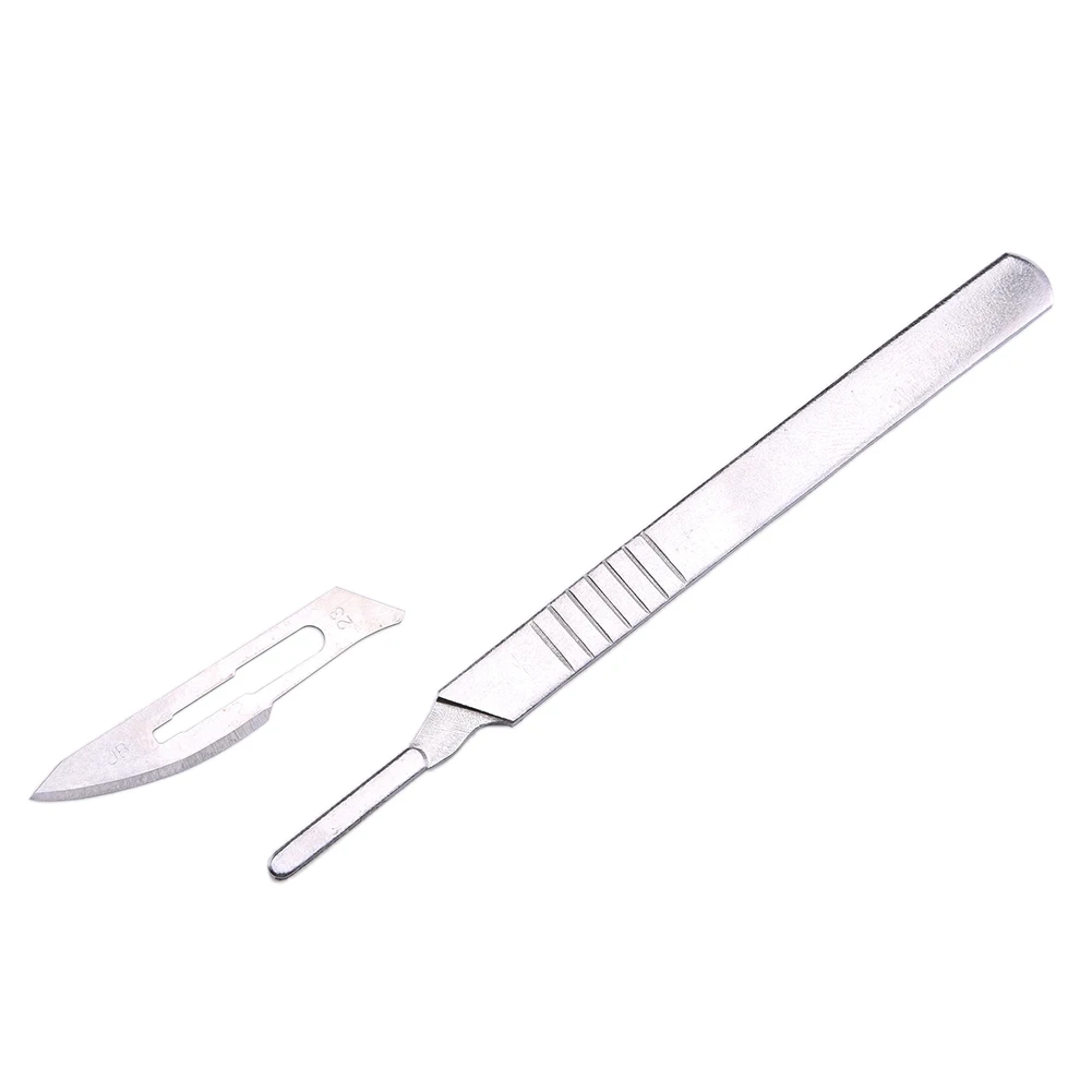 #23 Surgical Scalpel Set - Stainless Steel Handle with Carbon Steel ...