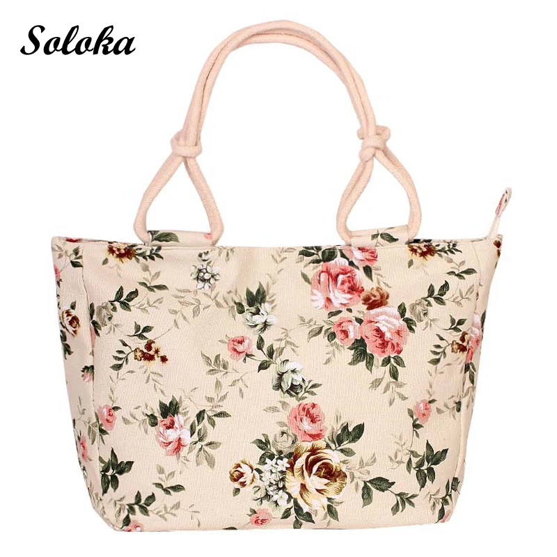Floral Print Tote Bags | semashow.com