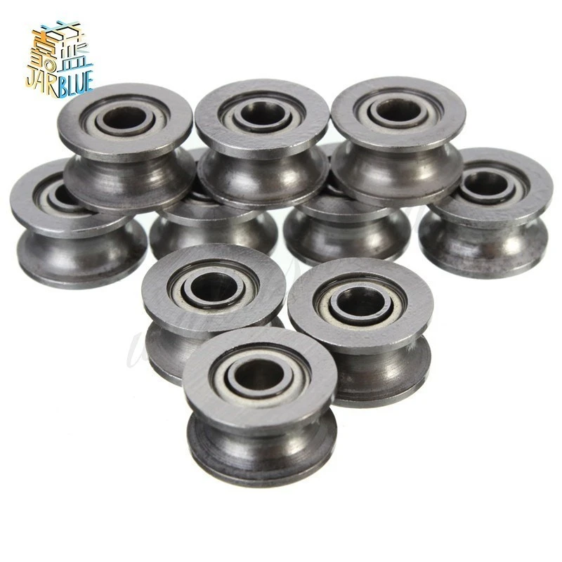Free Shipping10 or 20pcs U624zz U624 U Groove Deep Groove Ball Bearing ...