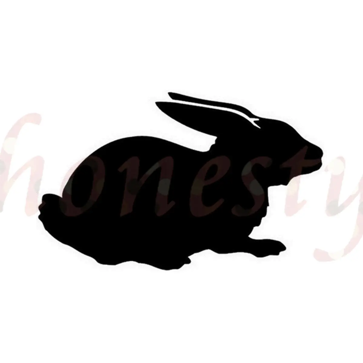 Cute Rabbit Car Stickers Window Glass Laptop Wall Bumper Door Auto ...