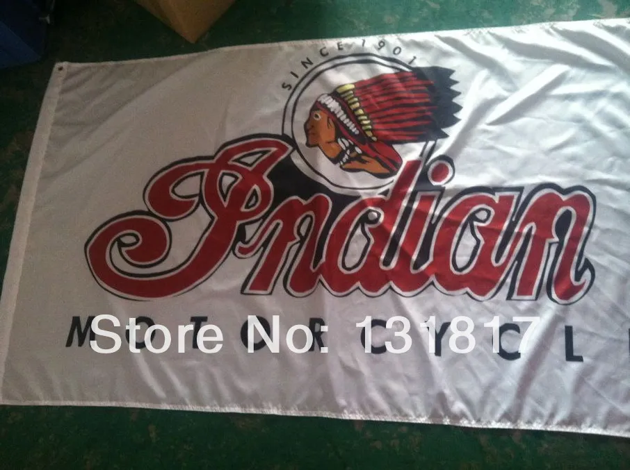 2014 New Design Of Indian Motorcycle Flag - Flags - AliExpress