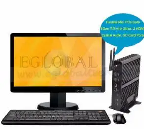 Mini Portable Linux Computer Fanless Mini Nuc PC Core i7 4650U 4GB RAM ...