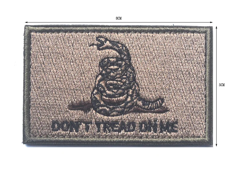 DTOM DON'T TREAD ON ME PVC TEA PARTY SNAKE ARMY DESERT BRAND PATCH Army ...